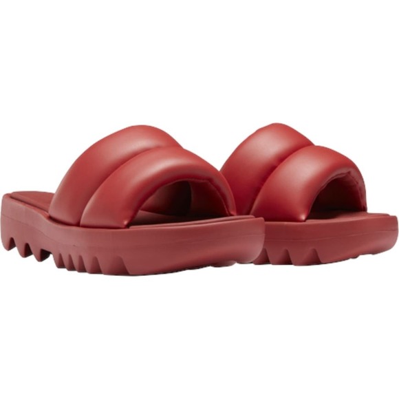 Reebok | Shoes | Reebok Womens X Cardi B Red Slides W Box Us8 | Poshmark